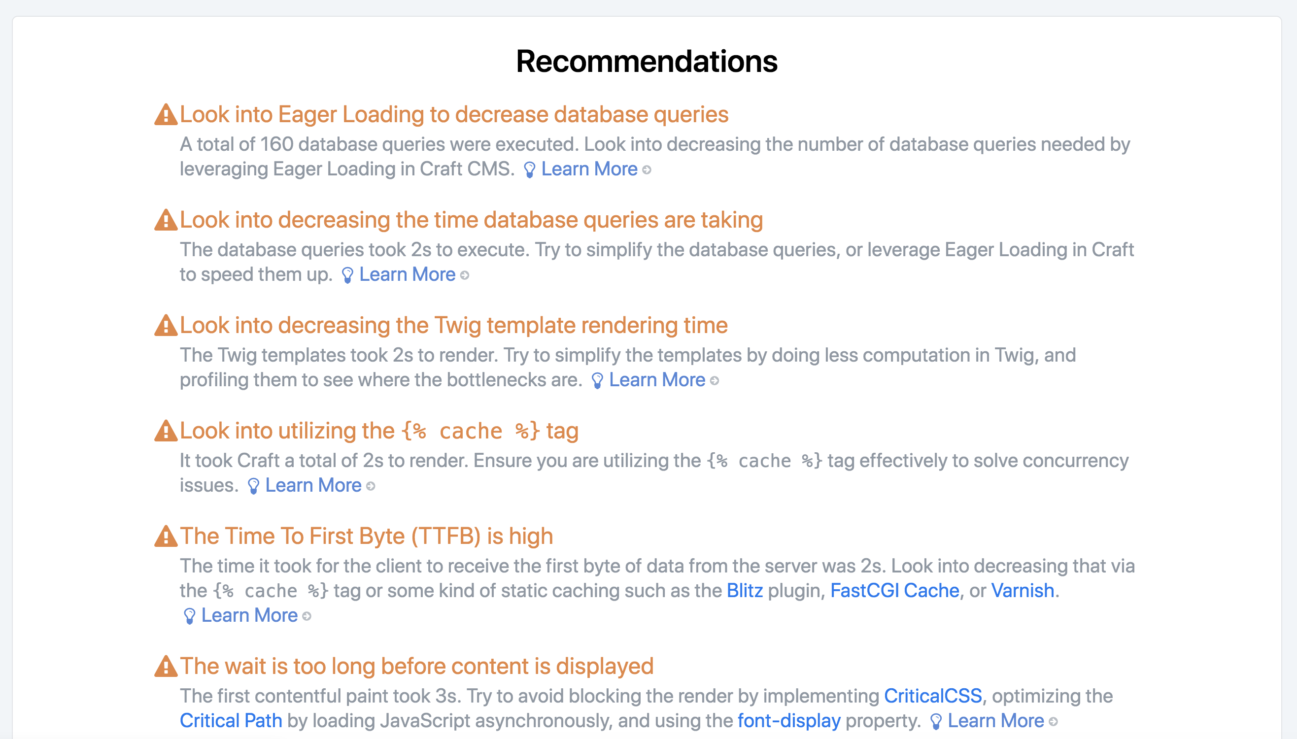 Using Webperf | Webperf Plugin